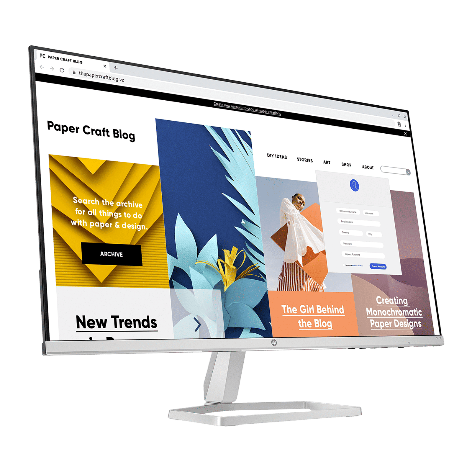 Buy HP Series 5 527sf 68.58 cm (27 inch) Full HD IPS Panel Monitor with 3 Sided Micro Edge Bezel ...